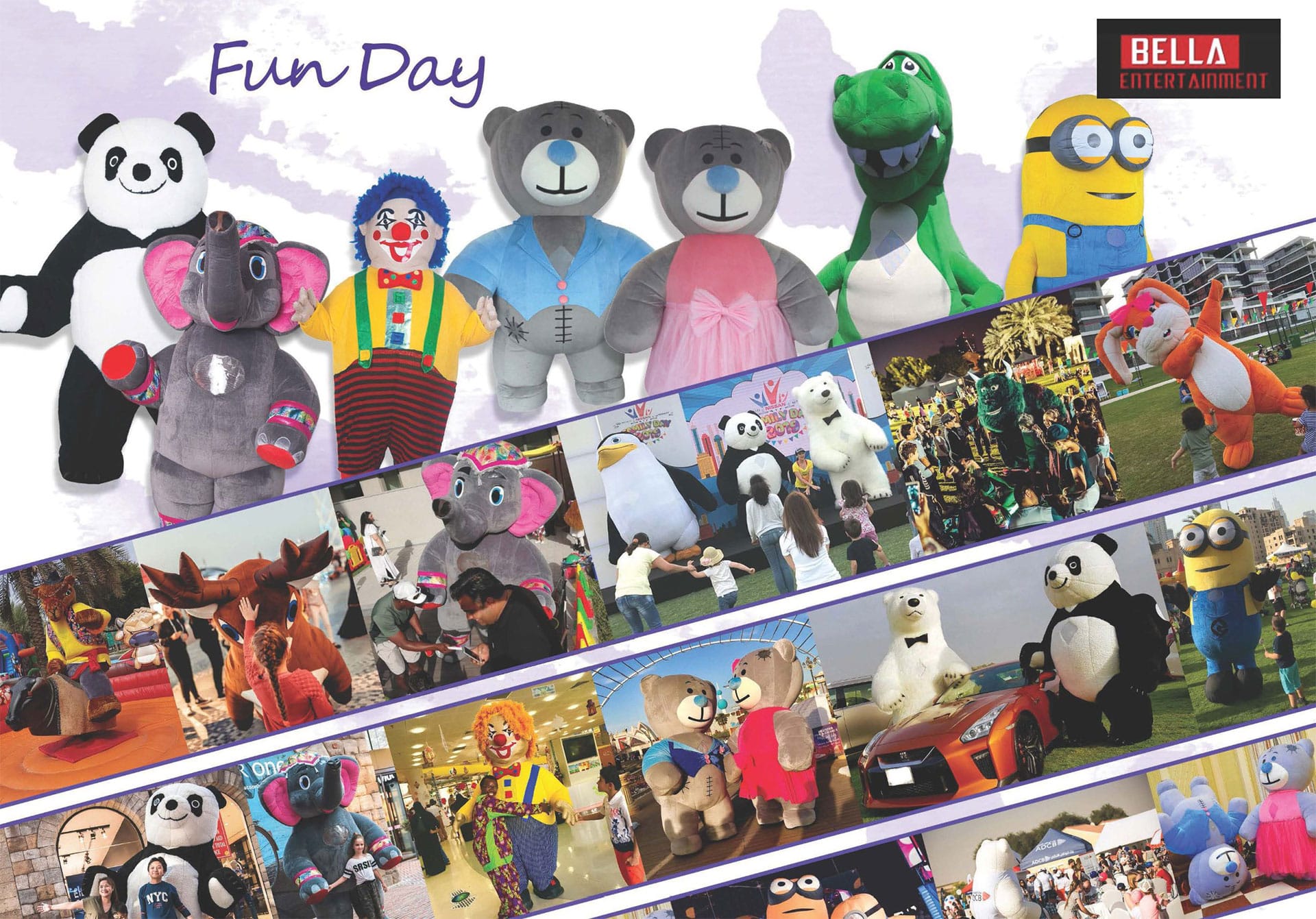 Hire Mascots in Singapore - Bella Entertainment Agency Singapore