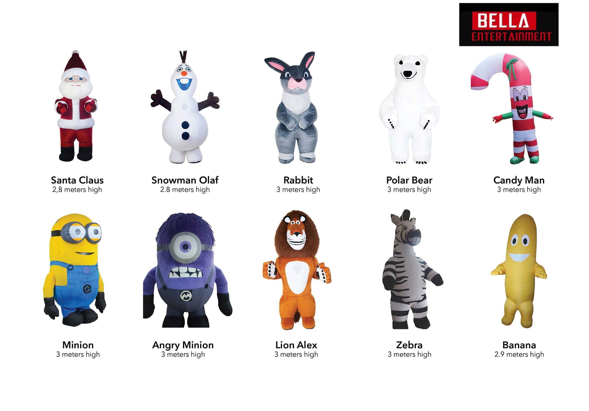 Hire Mascots in Singapore - Bella Entertainment Agency Singapore