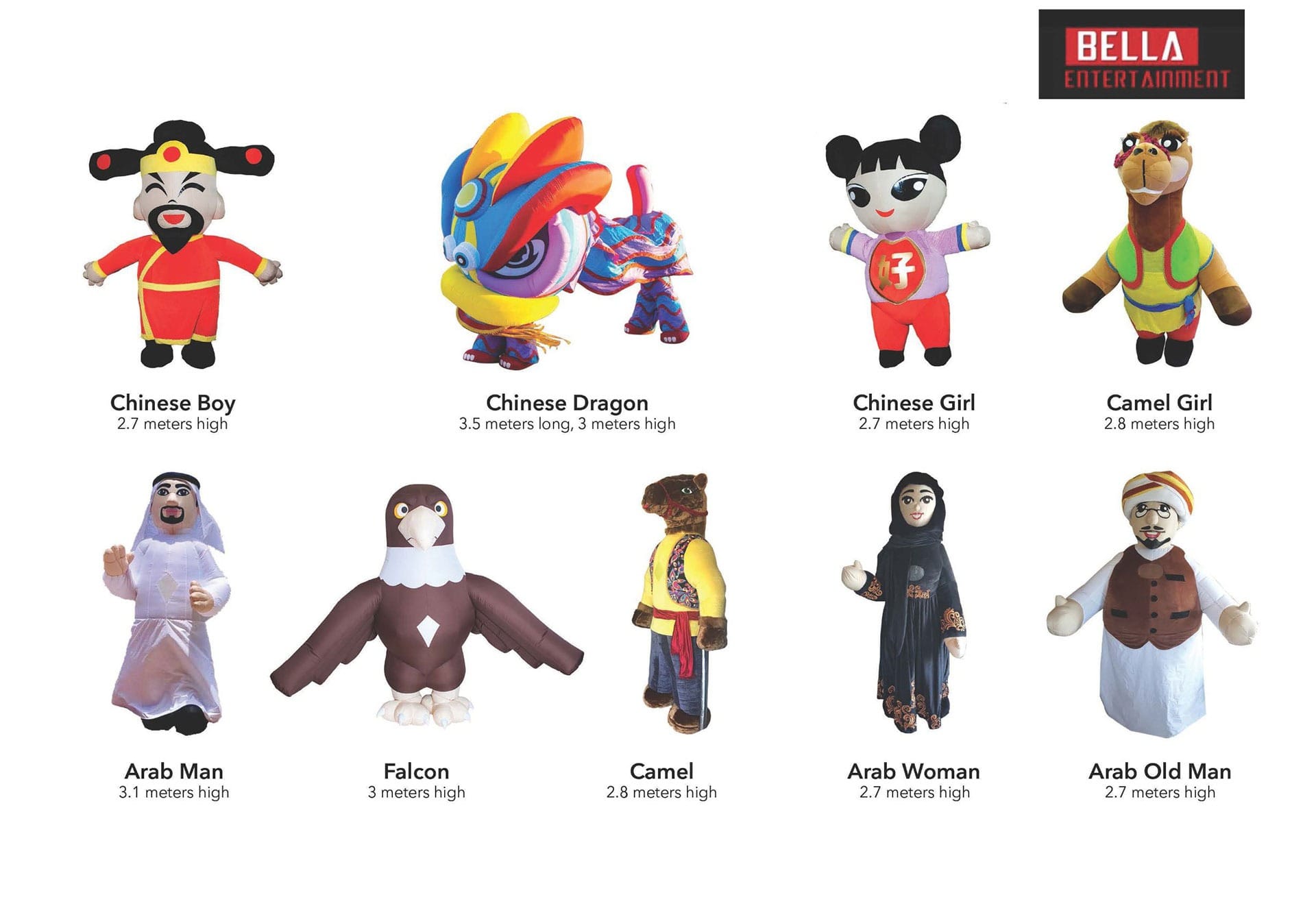 Hire Mascots in Singapore - Bella Entertainment Agency Singapore